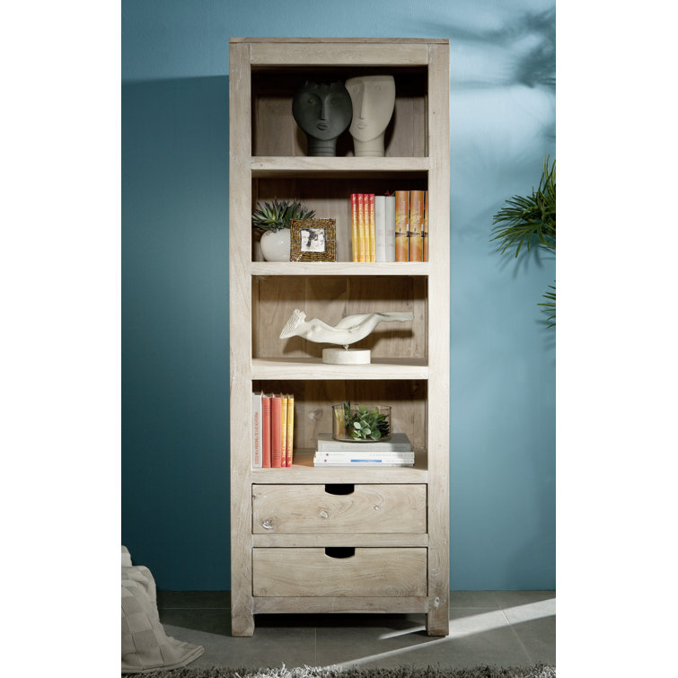 Massivmoebel24 180cm H x 65cm W Solid Wood Standard Bookcase | Wayfair.co.uk
